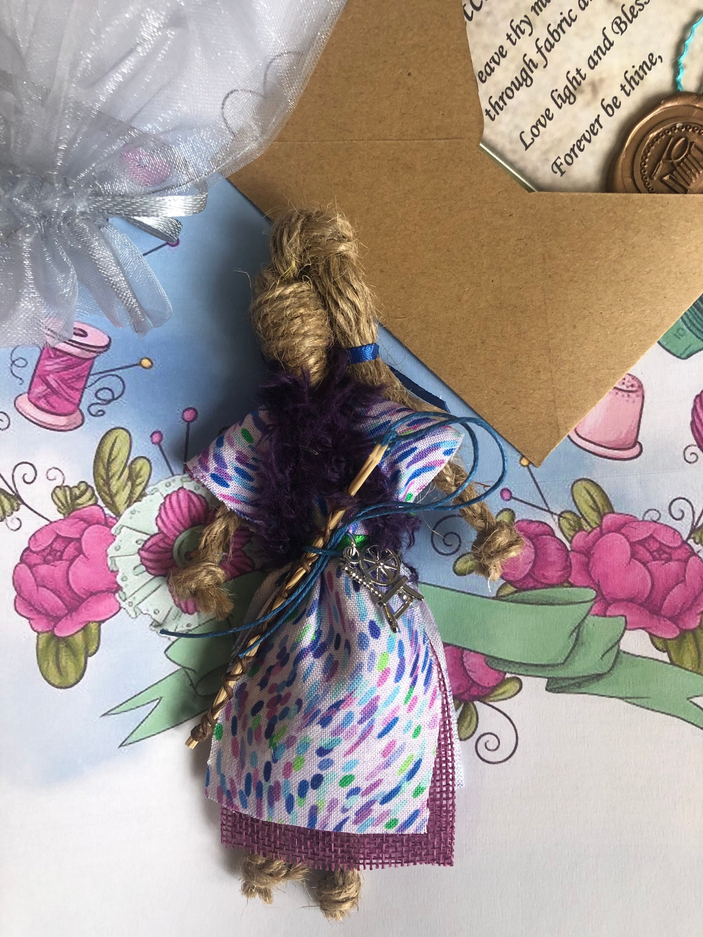 Stitch Witch Poppet for Fabric Crafter Companion Talisman Good | Etsy