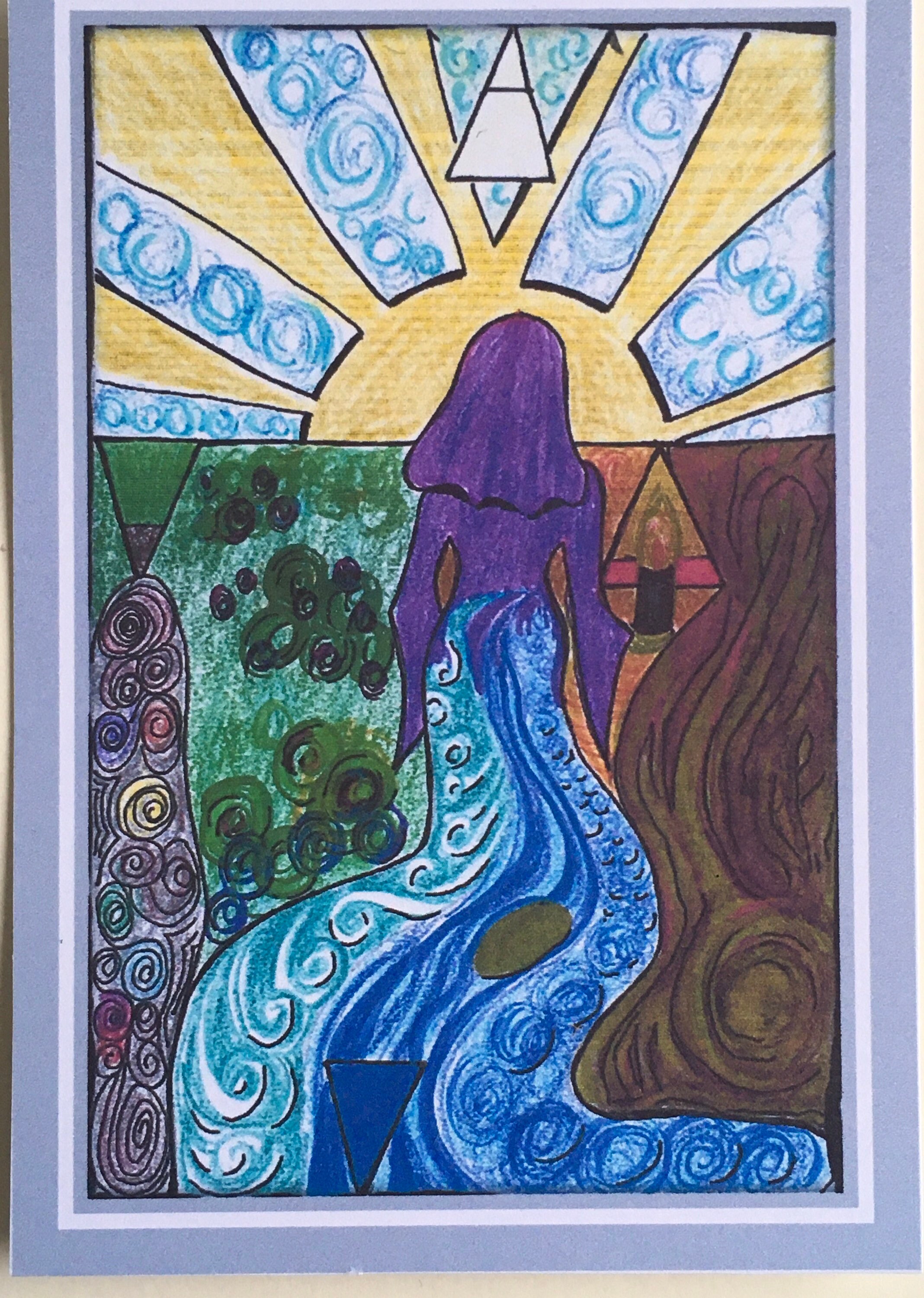 Elemental witch water element talisman poppet water altar | Etsy