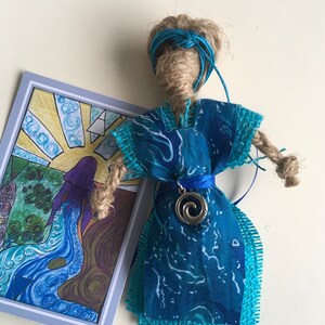 Water Element Poppet – Sea Witch Talisman With Card - Etsy UK