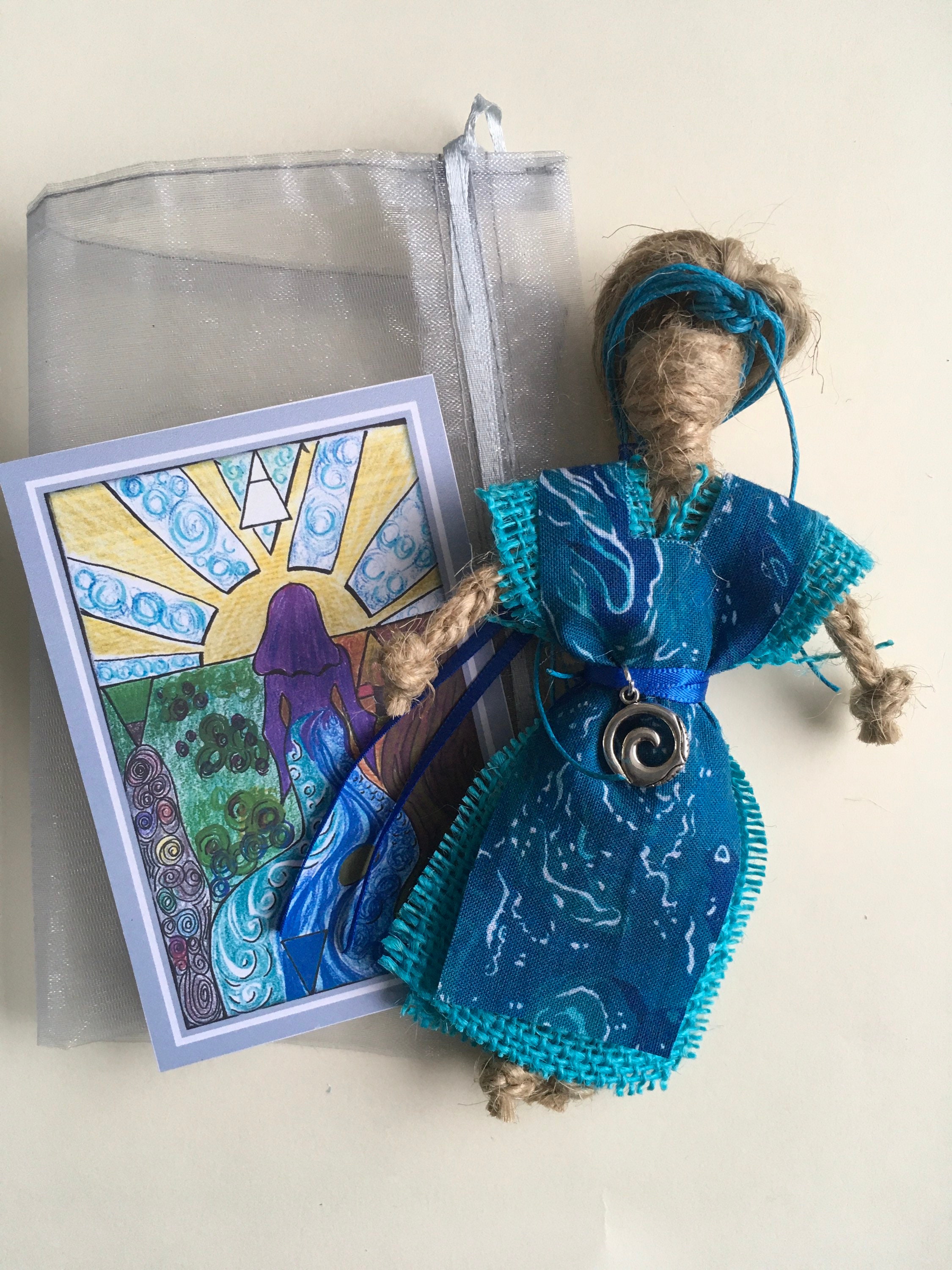 Elemental Witch Water Element Talisman Poppet Water Altar - Etsy UK