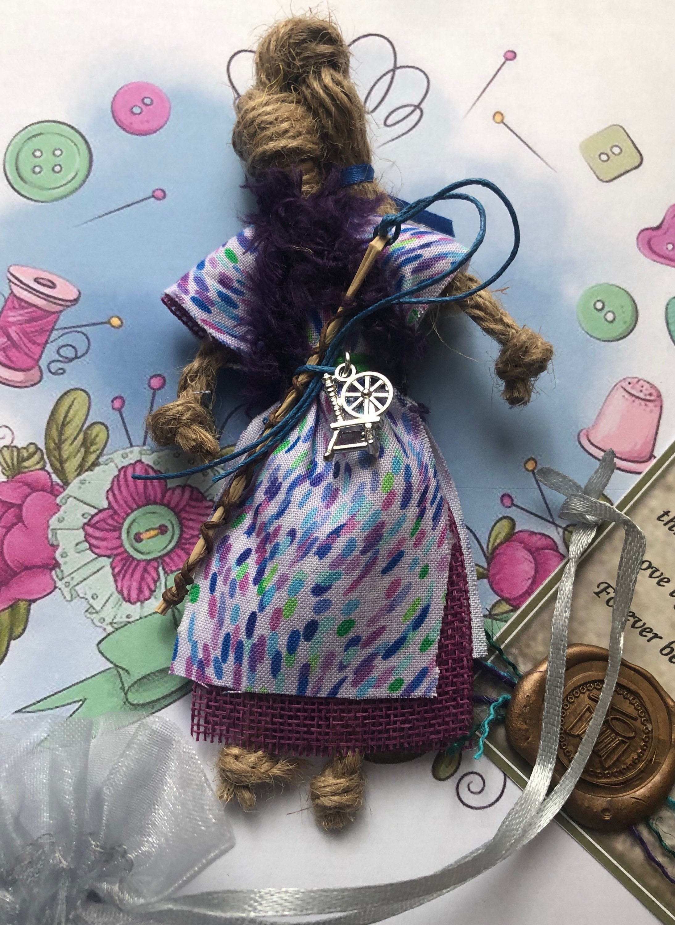 Stitch Witch Poppet for Fabric Crafter Companion Talisman Good - Etsy UK