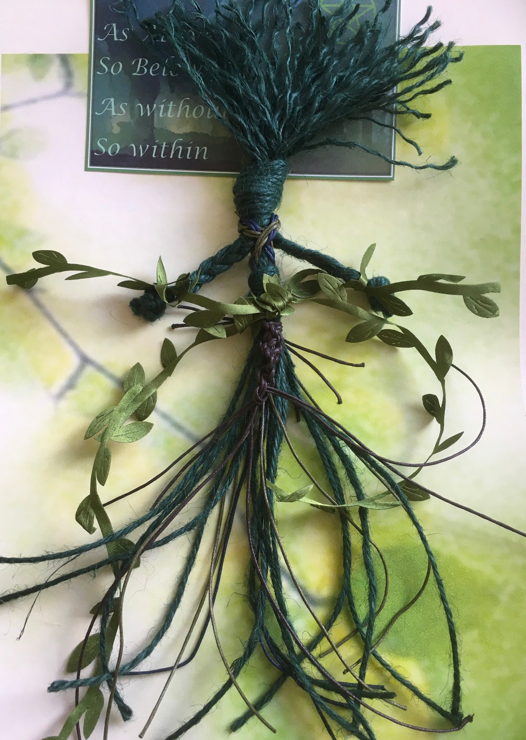 Gaia Hedge Witch Green Witch Pagan Poppet Kitchen Witch Home Protection ...