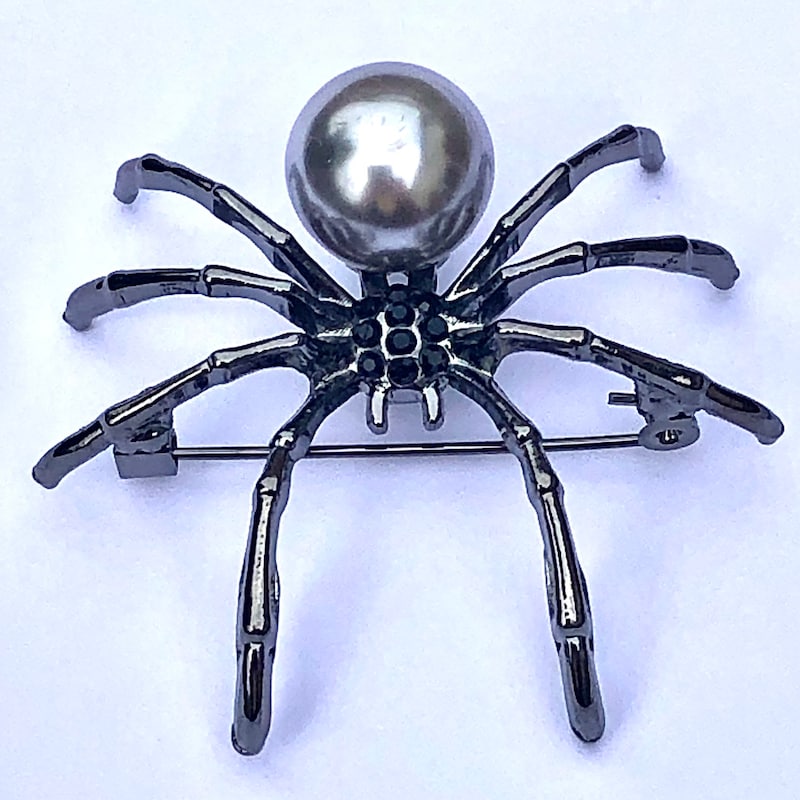Spider Necklace Pewter - Etsy UK