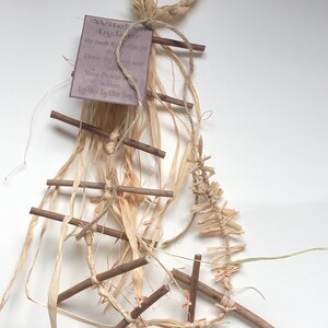 Witches Ladder Wall Hanging Decorate Your Own Hand Crafted Wood Raffia ...