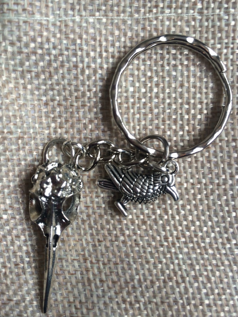 Viking Key Ring Norse Odin Ravens Huginn Muninn Keyring | Etsy