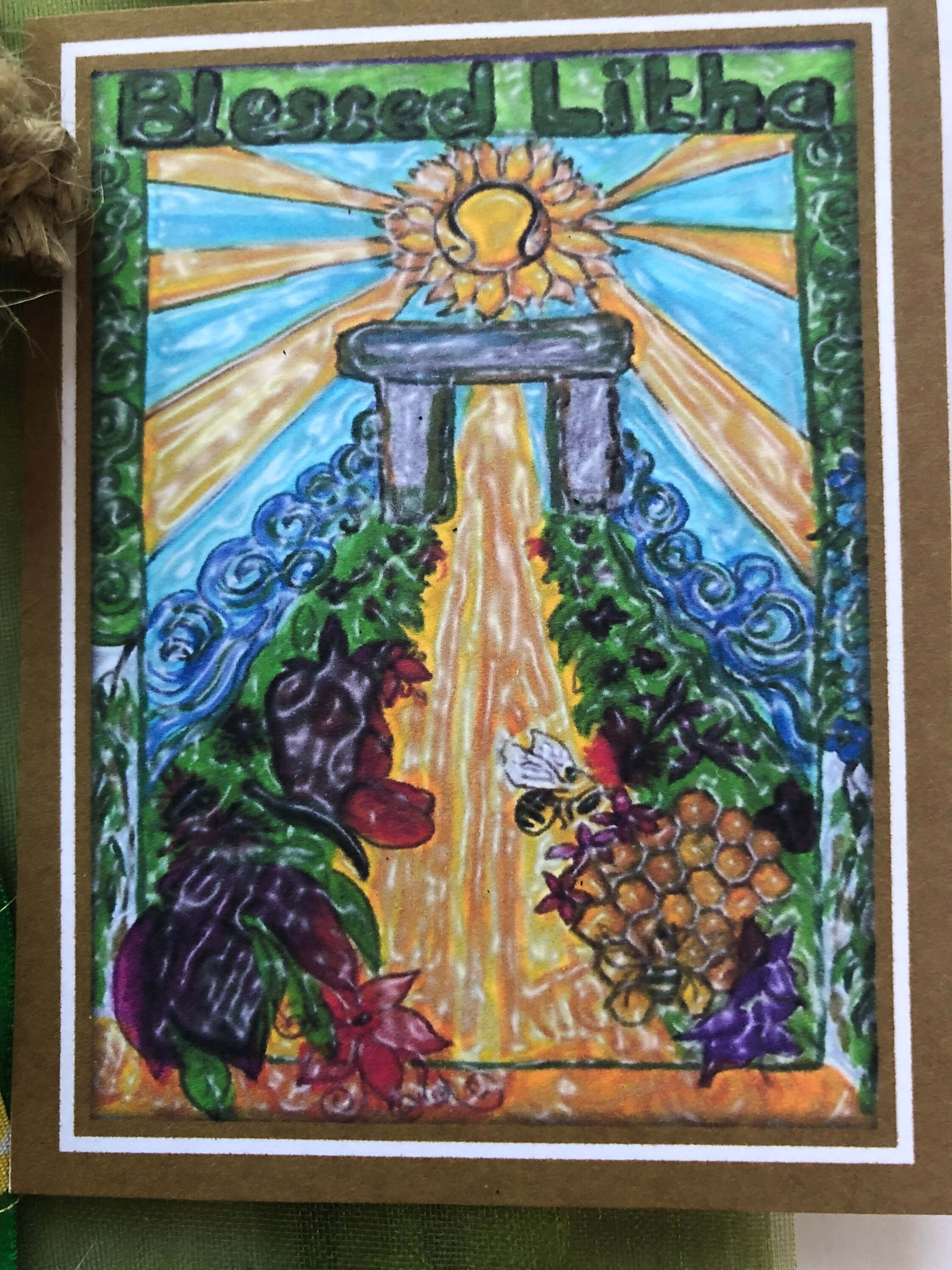 Litha Sabbat Kitchen Witch Midsummer Solstice Altar Poppet - Etsy