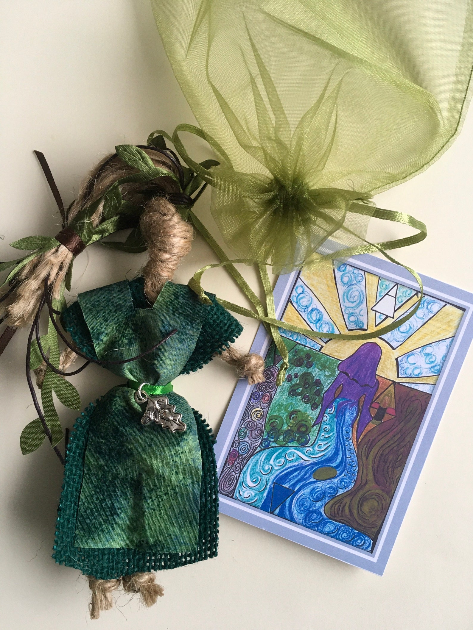 Elemental Earth Element Witch Poppet Earth Altar Companion - Etsy UK