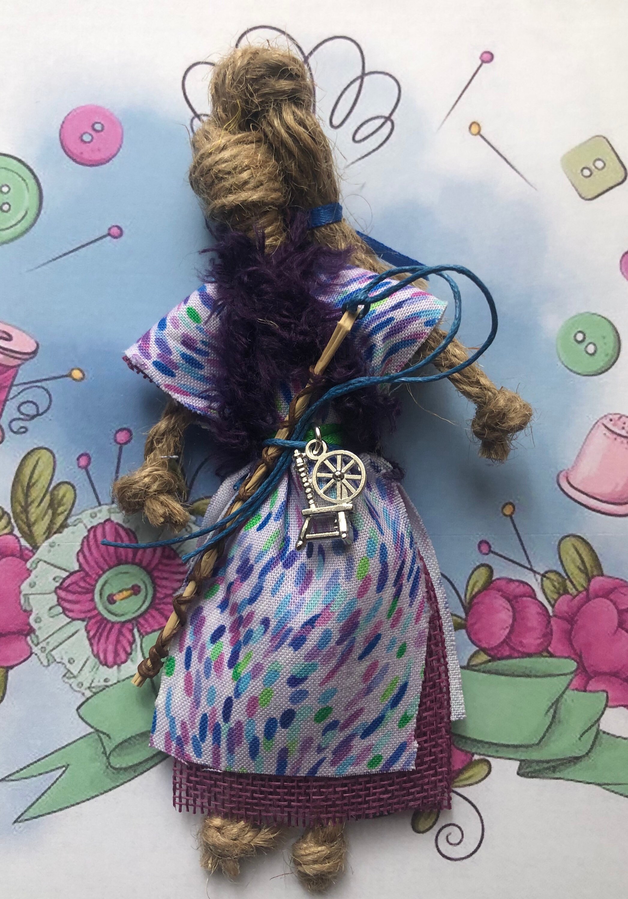 Stitch Witch Poppet for Fabric Crafter Companion Talisman Good | Etsy