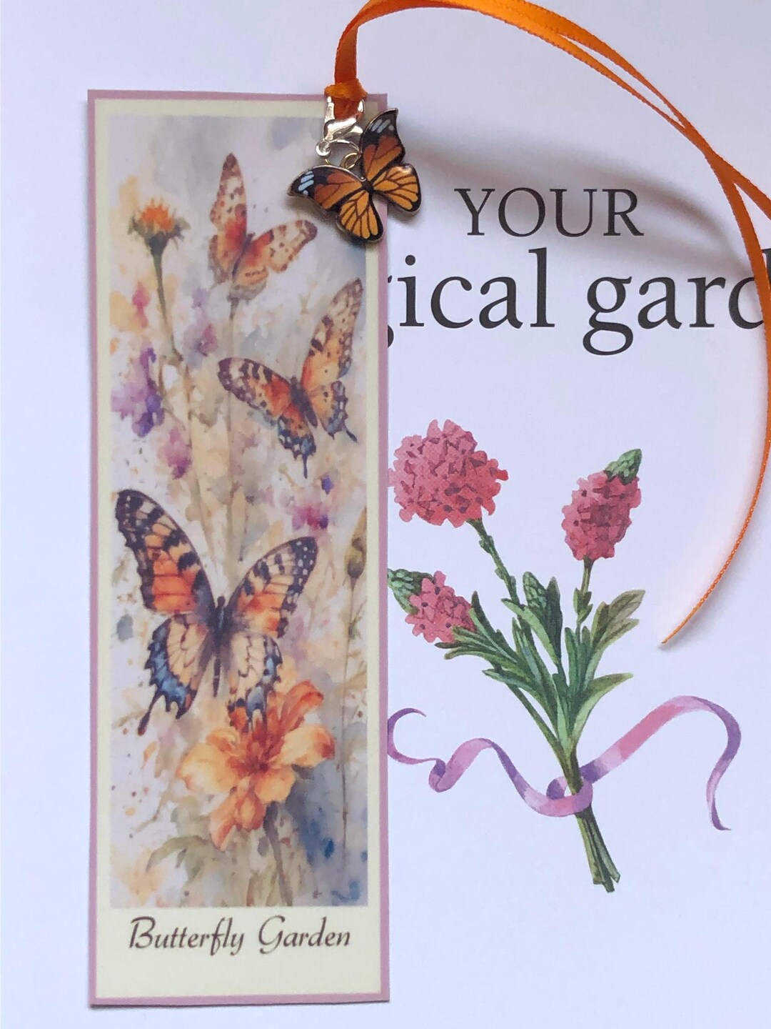 Book Mark | Gift for Gardener | Butterfly Charm | Inspirational Gift ...