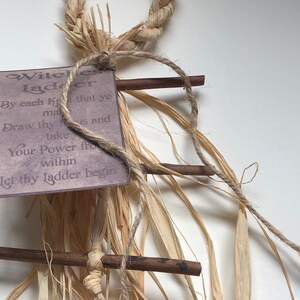 Witches Ladder Wall Hanging Decorate Your Own Hand Crafted Wood Raffia ...