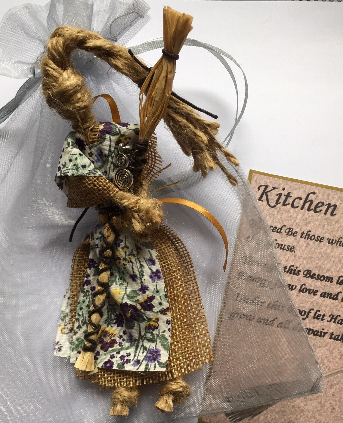 Kitchen Witch Protection Talisman Besom Broom Poppet Good Luck - Etsy