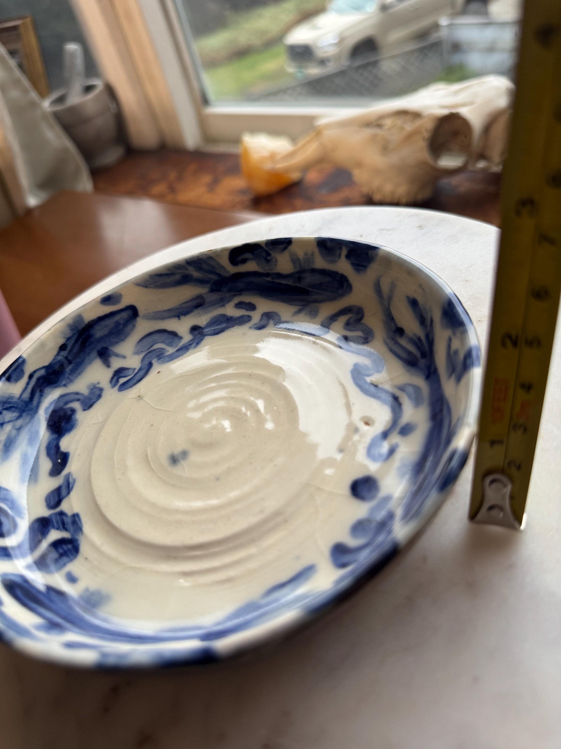 Handmade Ceramic Fish Plate by Vermont Artist - Etsy