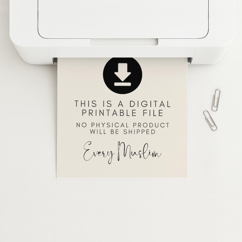 Islamic Kids Printable Wall Art Set Five Pillars Daily Adhkar Five ...