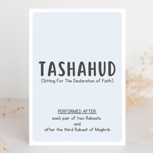 Learn How to Pray Salah Flashcards Printable Step by Step Salah Guide ...