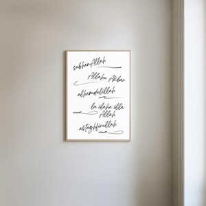 Minimalist Dhikr Printable | Islamic Wall Art for Girls | Girly Dhikr ...