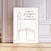 Come to Prayer Adhan Islamic Wall Art Minimalist Line Drawing Mosque ...