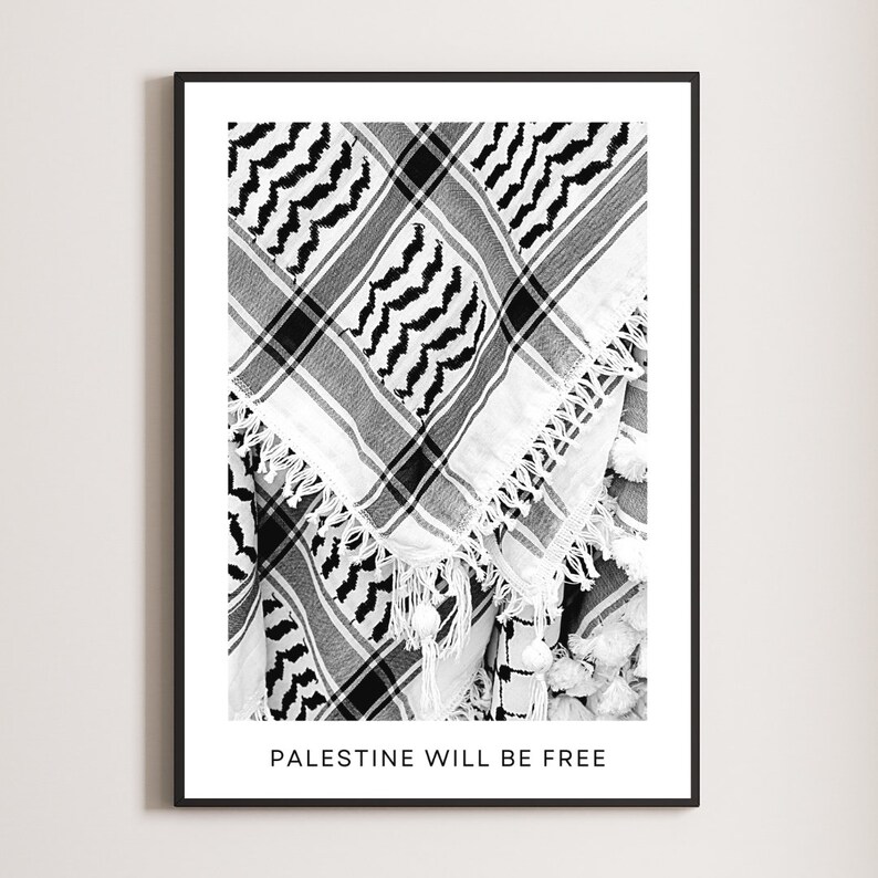Palestine Will Be Free Islamic Wall Art Palestine Poster Palestine Wall ...
