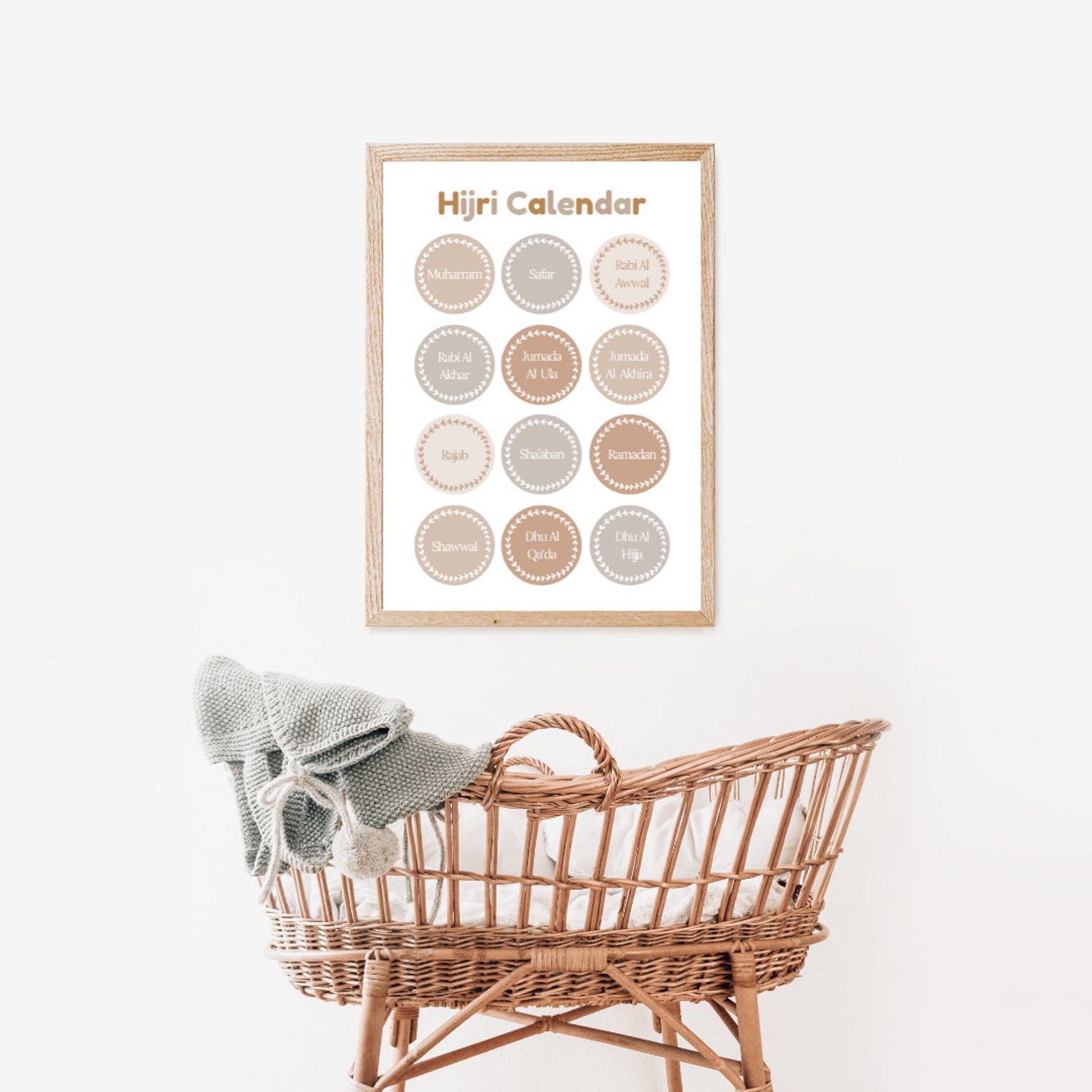 Islamic Calendar Hijri Calendar Islamic Months Islamic Poster Kids ...