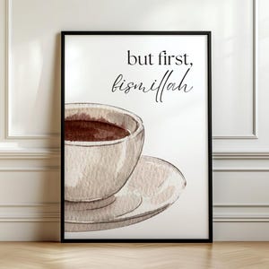 Bismillah Coffee Cup Art - Etsy