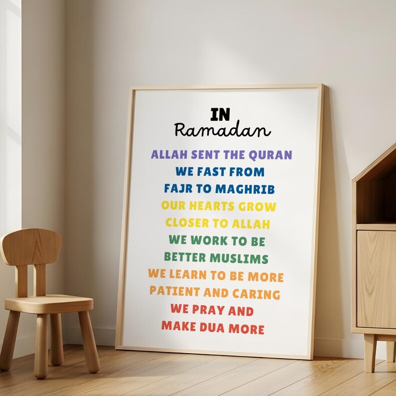 Ramadan Wall Art Bundle Islamic Printable Set Arabic Calligraphy ...