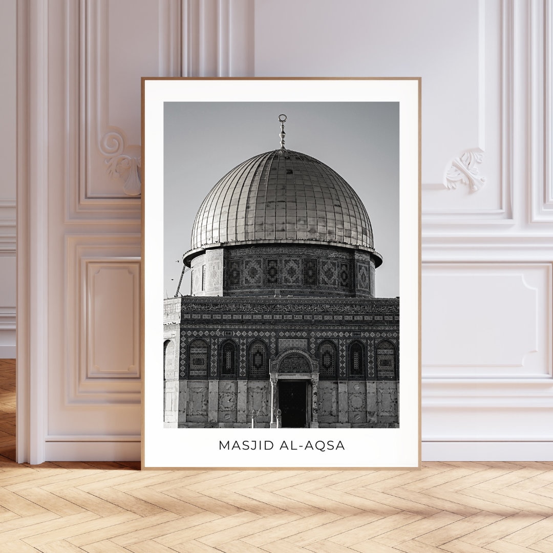 Masjid Al-aqsa Mosque Wall Art Print Al Aqsa Mosque Photography ...