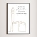 Come to Prayer Adhan Islamic Wall Art Minimalist Line Drawing Mosque ...