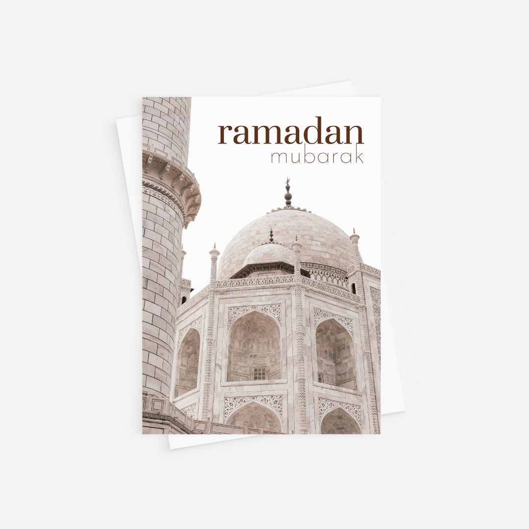 Modern Ramadan Wall Art Printable Ramadan Mubarak Poster, Minimalist ...