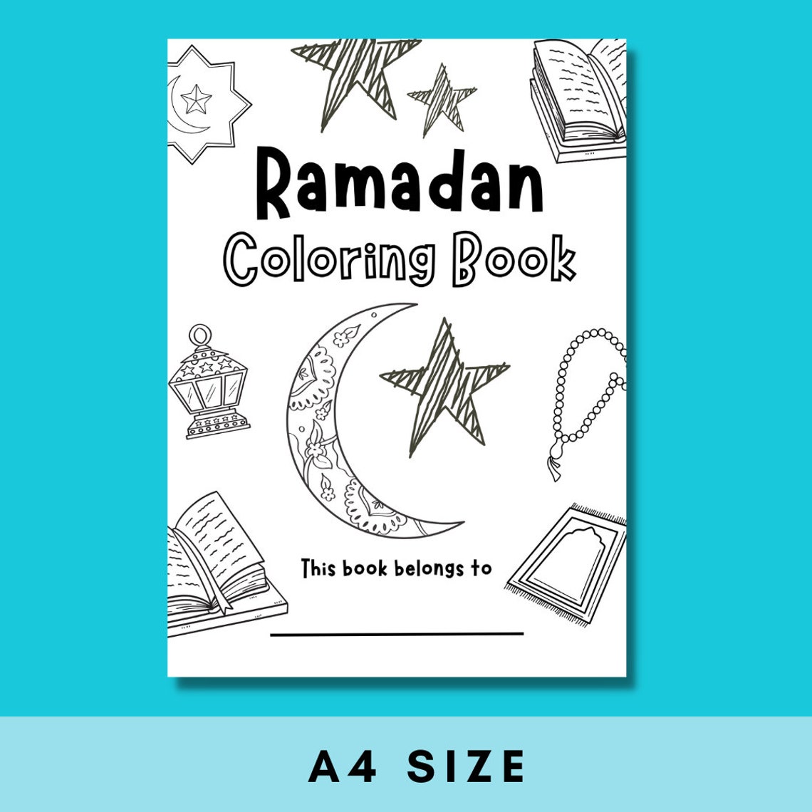 Kids Ramadan Coloring Book Printable Ramadan Printable, Ramadan ...