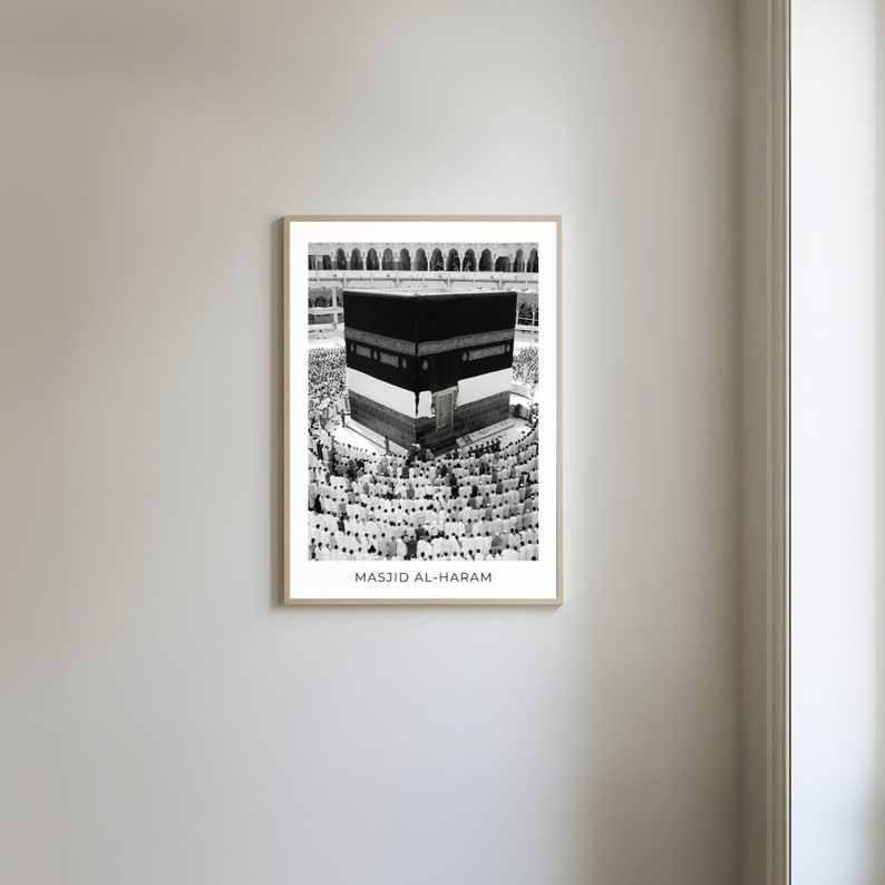 Masjid Al Haram Kaaba Wall Art Photography Makkah Printable Islamic ...