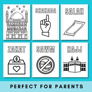 Ramadan Coloring Book for Kids 30 Printable Islamic Activity Pages ...