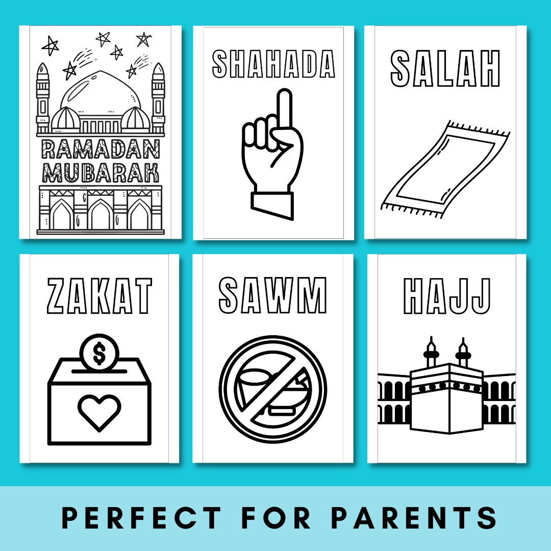 Kids Ramadan Coloring Book Printable Ramadan Printable, Ramadan ...