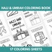 Kids Hajj and Umrah Coloring Book Printable - Umrah Printable, Hajj ...
