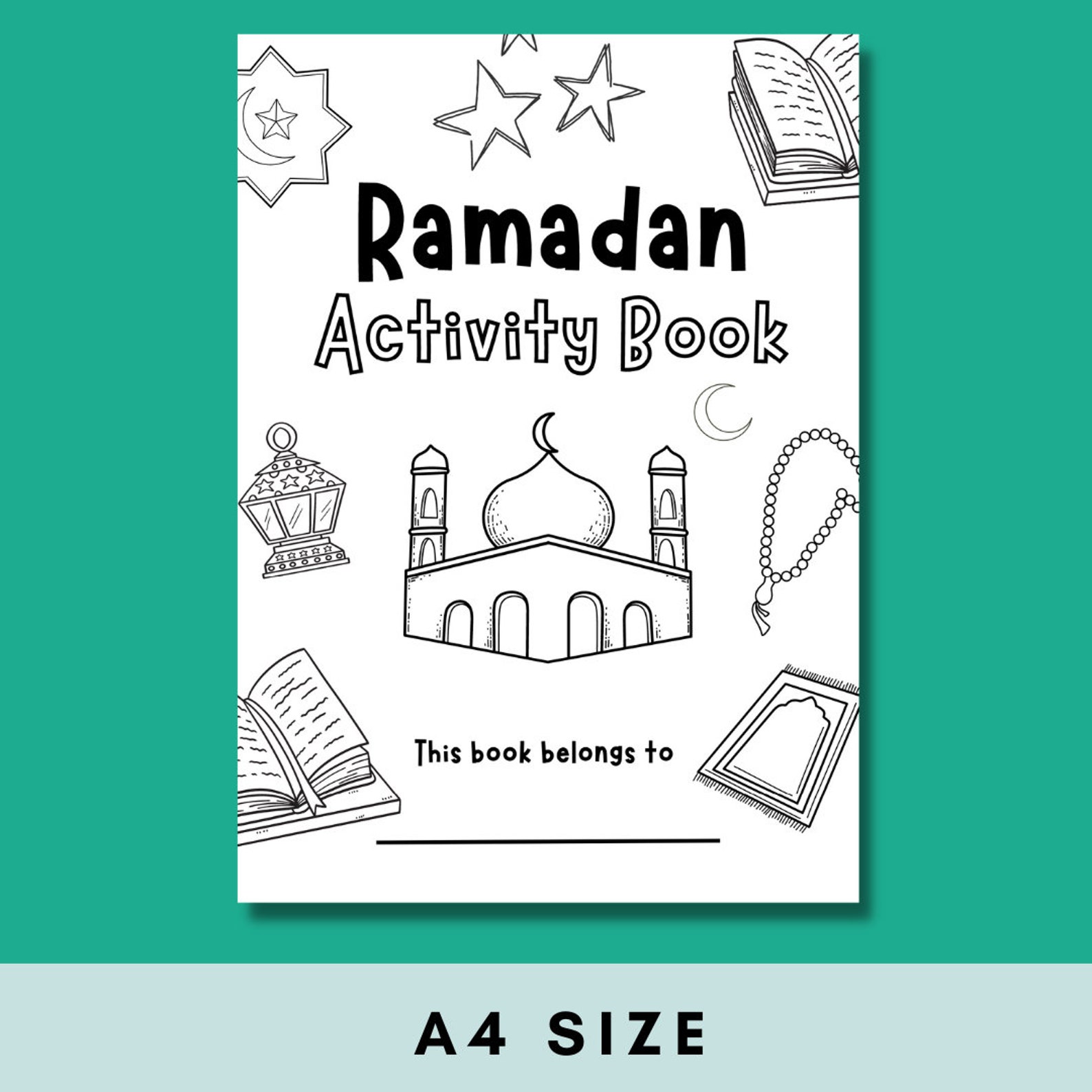 Ramadan Activity Book Printable for Kids 30 Fun Islamic Activities ...