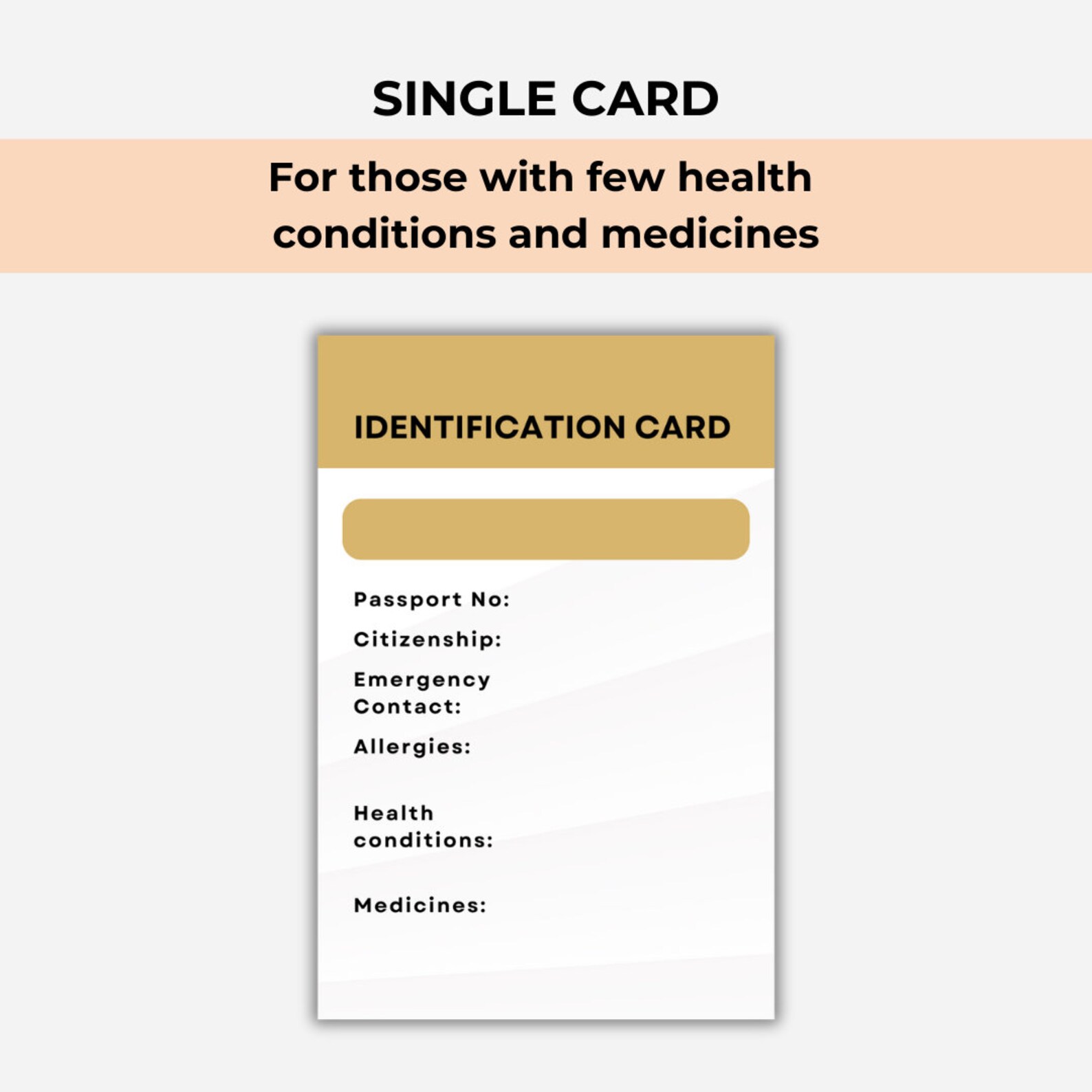 Travel ID Card for Umrah and Hajj Printable - Hajj Card, Umrah Flash ...