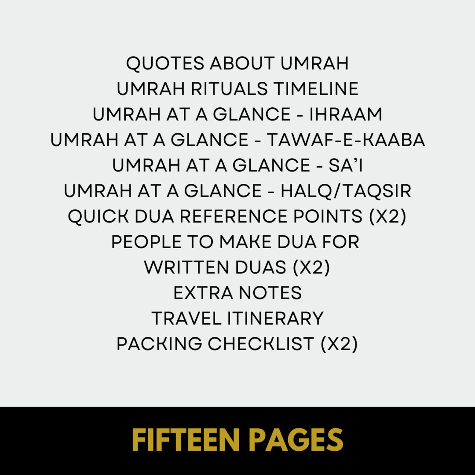 Umrah Journal Printable Umrah Notebook Travel Journal for Umrah Dua ...