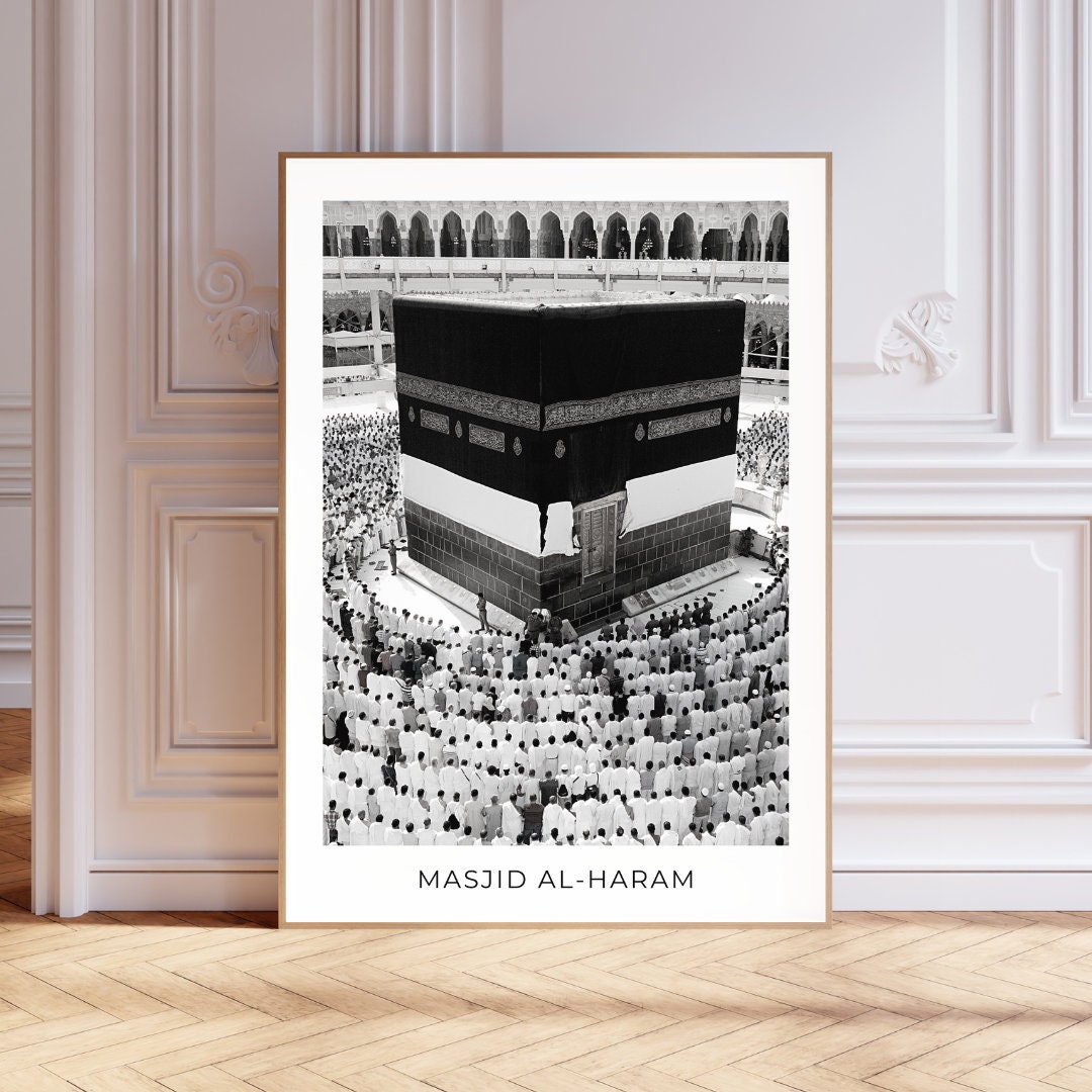 Masjid Al Haram Kaaba Wall Art Photography Makkah Printable Islamic ...