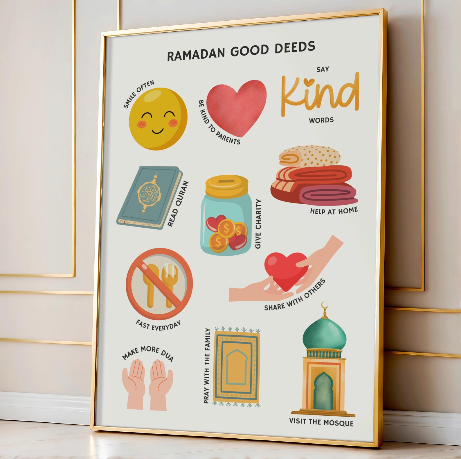 Ramadan Good Deeds Chart Printable Kids Ramadan Activities Islamic ...