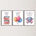 Read Play Explore Arabic and English Kids Islamic Wall Art Set of 3 ...