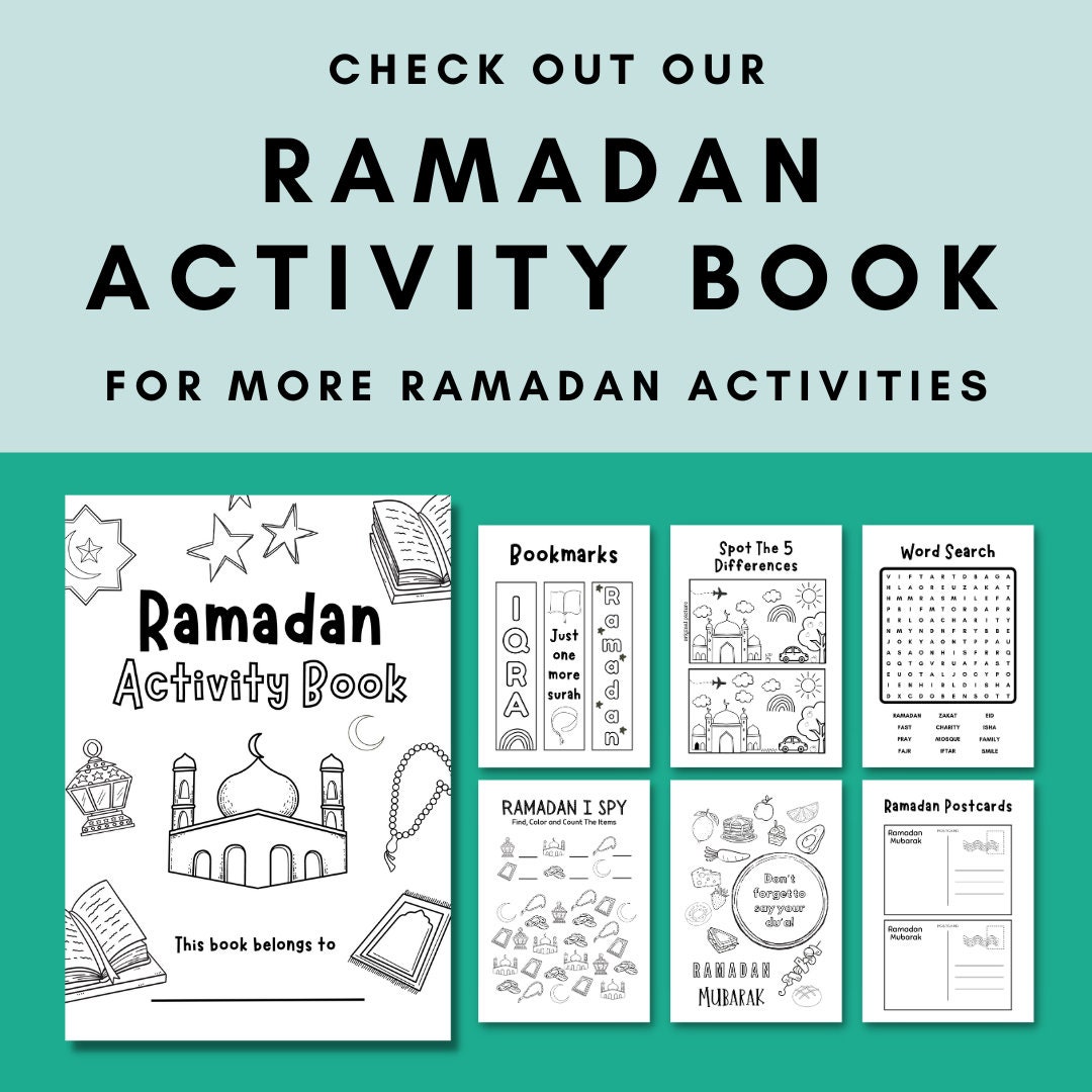 Kids Ramadan Coloring Book Printable Ramadan Printable, Ramadan ...