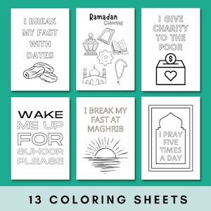 Ramadan Activity Book Printable for Kids 30 Fun Islamic Activities ...