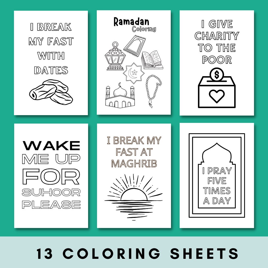 Ramadan Activity Book Printable for Kids 30 Fun Islamic Activities ...