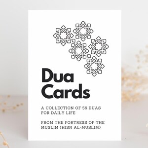 Islamic Dua Flash Cards 56 Printable Duas From Hisn Al-muslim Prayer ...