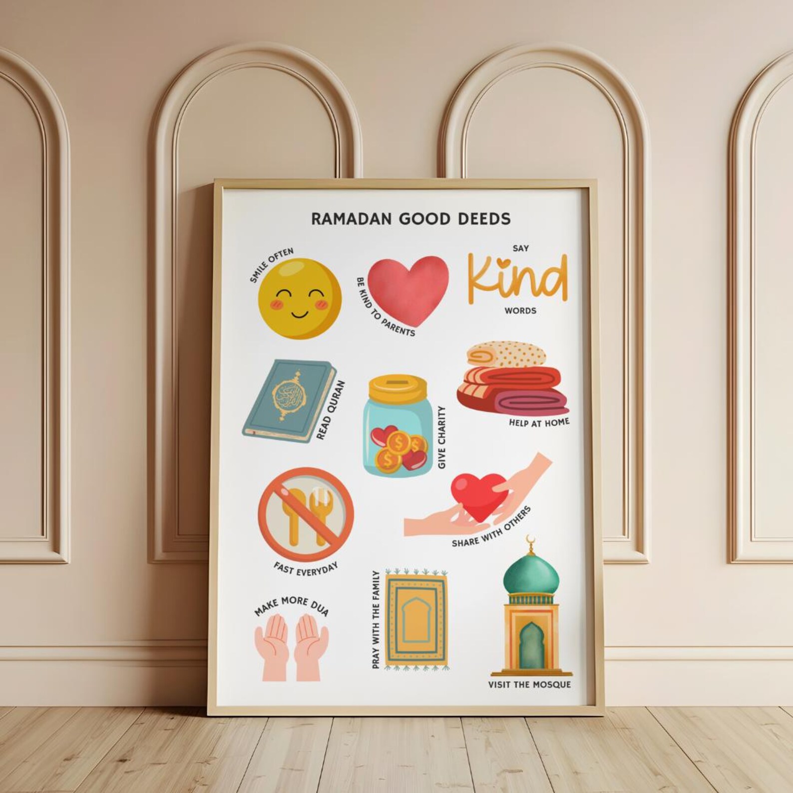 Ramadan Good Deeds Chart Printable Kids Ramadan Activities Islamic ...