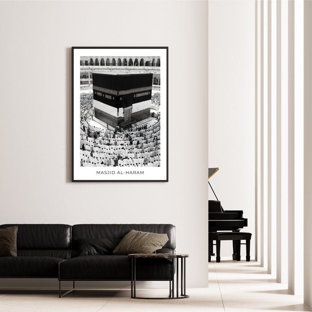 Masjid Al Haram Kaaba Wall Art Photography Makkah Printable Islamic ...