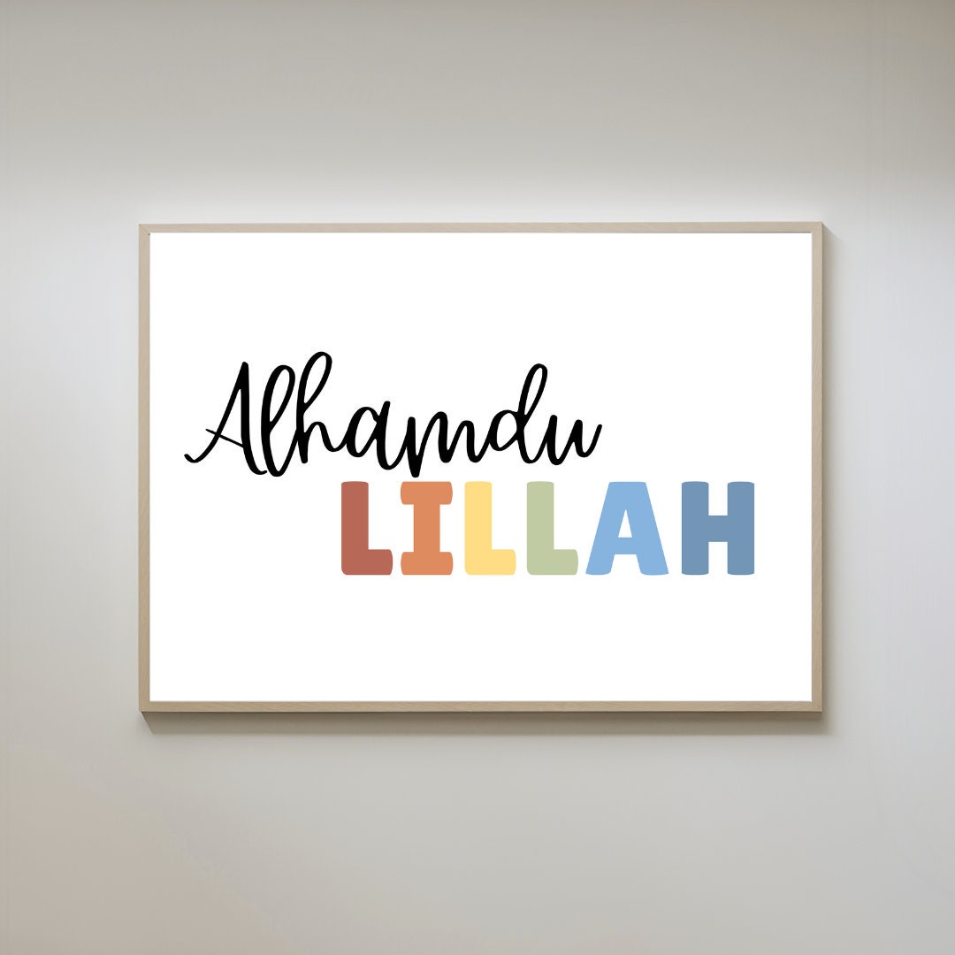 Muslim Kids Dhikr Bundle Set of Islamic Wall Art Daily Adhkar Posters ...