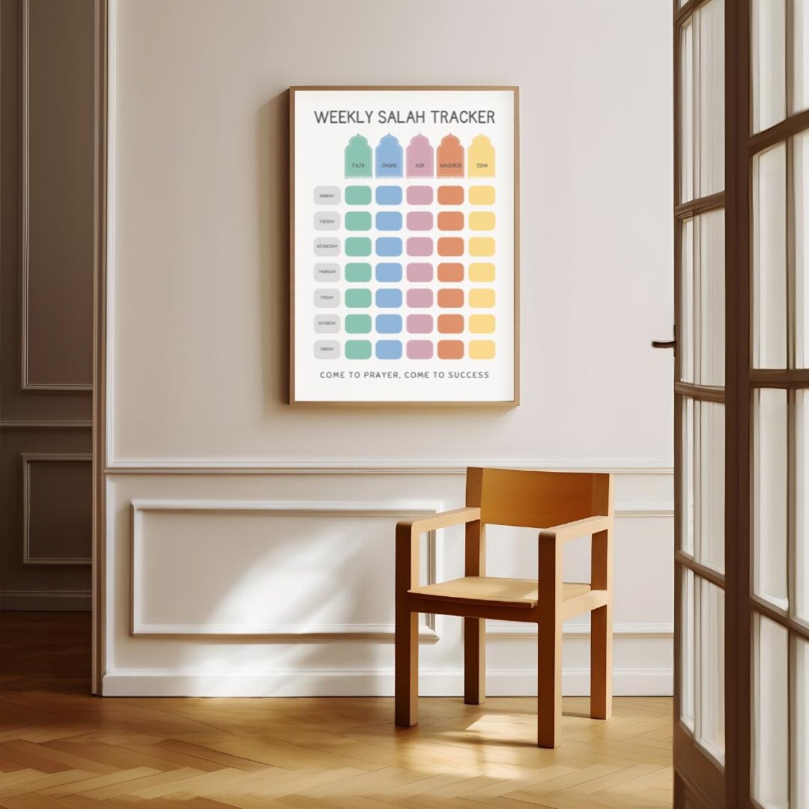 Weekly Salah Tracker Digital Printable Children's Salah Planner ...