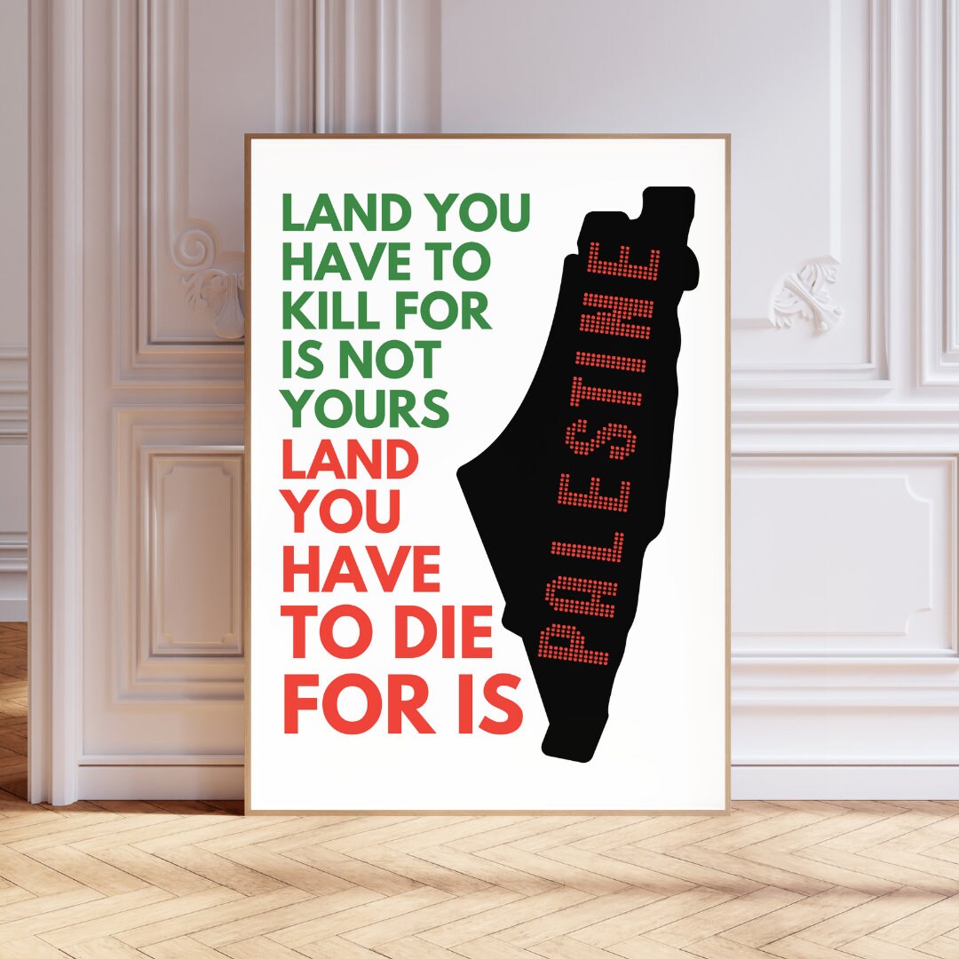 Palestine Poster Palestine Protest Poster Palestine Wall Art Palestine ...