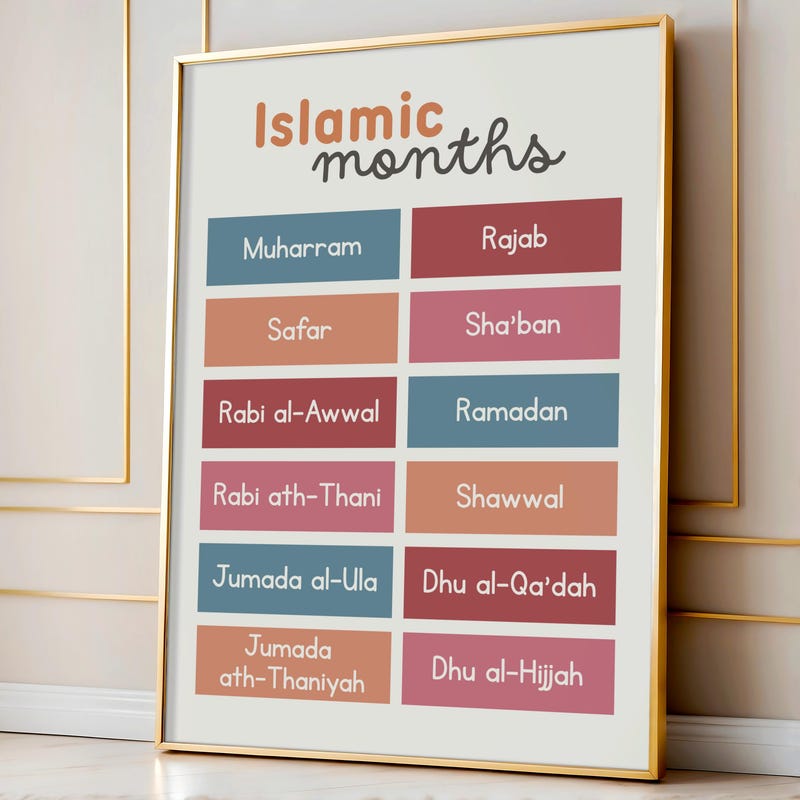 Islamic Art Calendar - Etsy