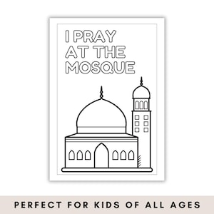 Kids Islamic Coloring Pages Printable Islamic Educational Muslim ...
