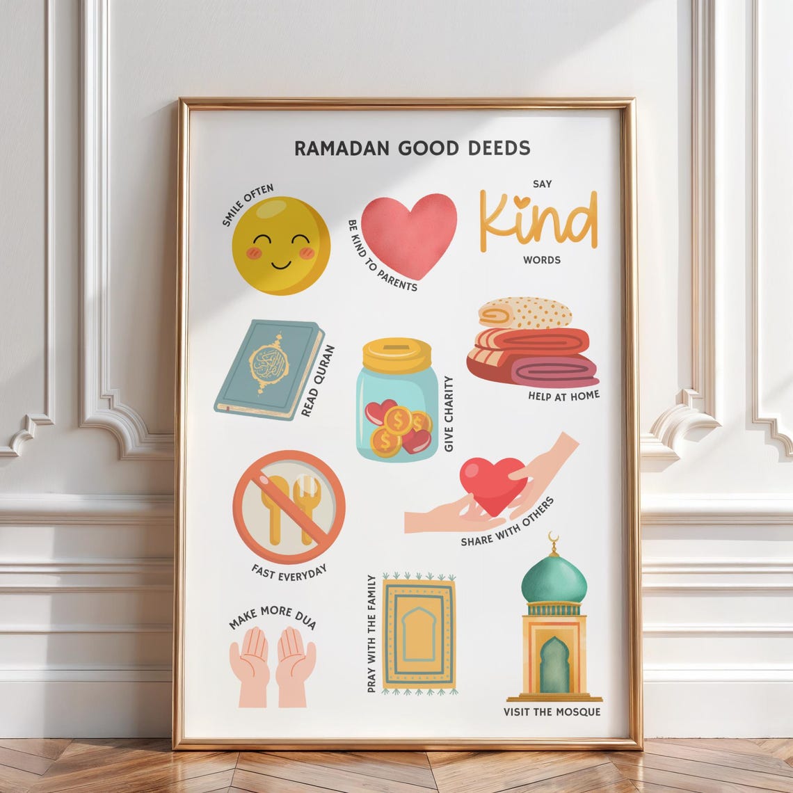 Ramadan Good Deeds Chart Printable Kids Ramadan Activities Islamic ...